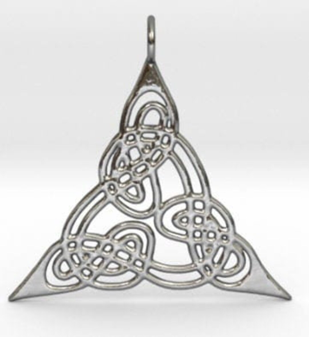 Trinity Pendant, 18k Gold, Trinity Knot Necklace, Celtic Necklace ...