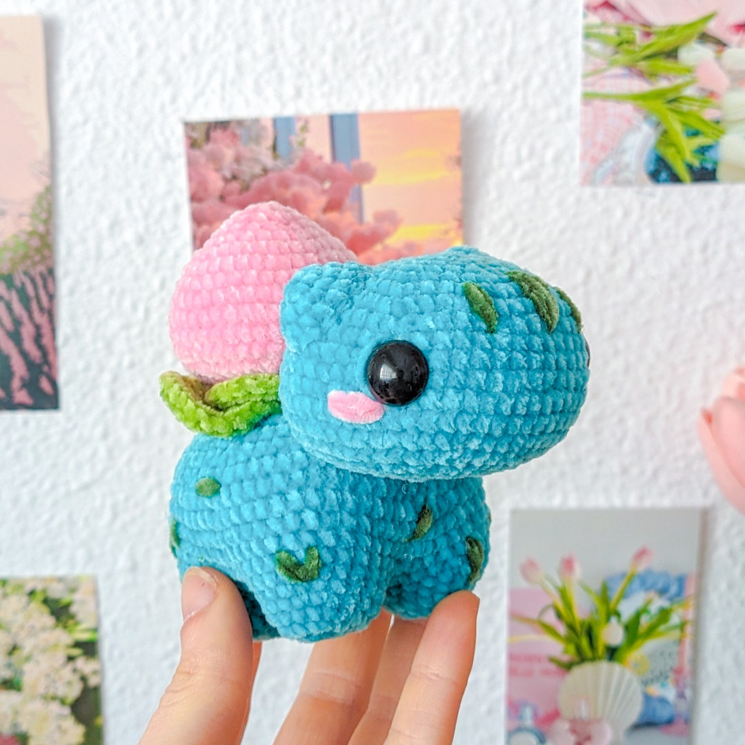 Bulbasaur Mini Plushie Crochet Amigurumi - Etsy