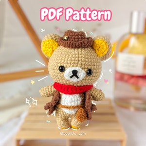 Rilakkuma Cowbear PDF Crochet Amigurumi Pattern - Etsy