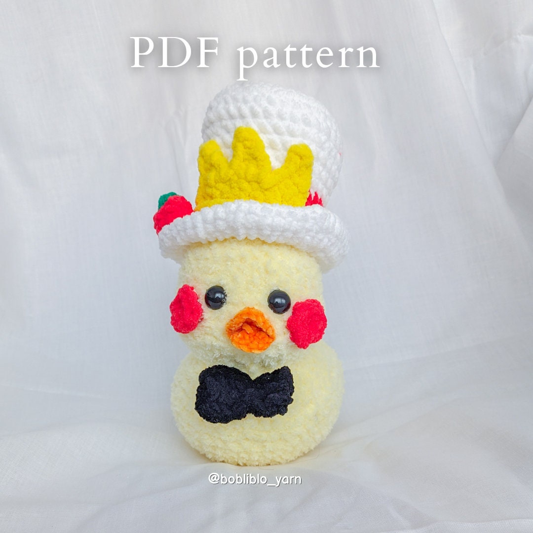 Lucifer Duck PDF PATTERN Hazbin Hotel Crocht/amigurumi - Etsy