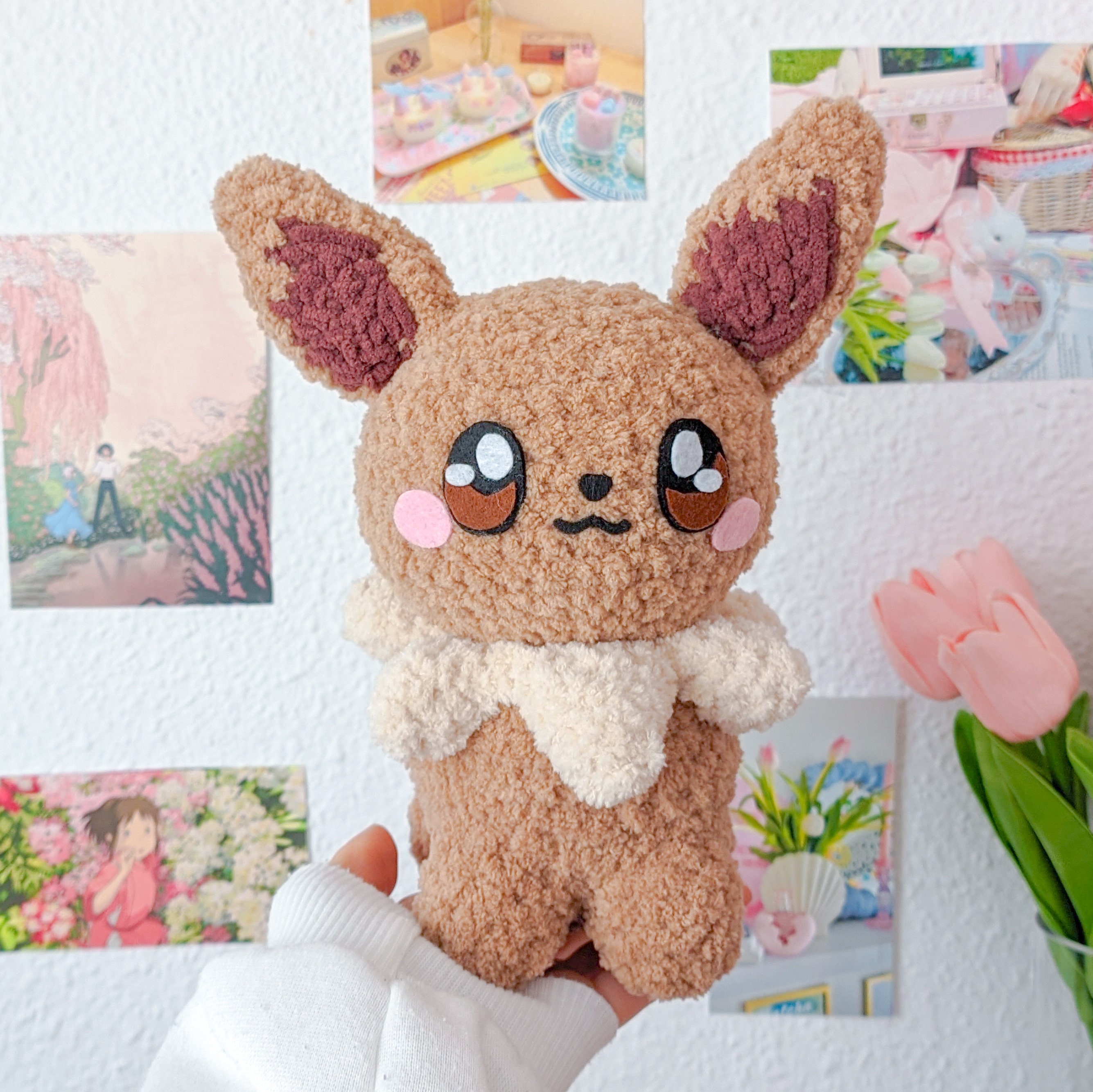 MADE TO ORDER Eevee Pokemon Plushie Crochet Amigurumi - Etsy