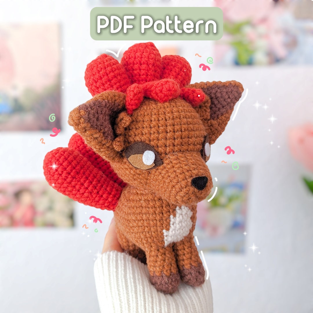 Vulpix PDF Pattern Crochet Amigurumi - Etsy