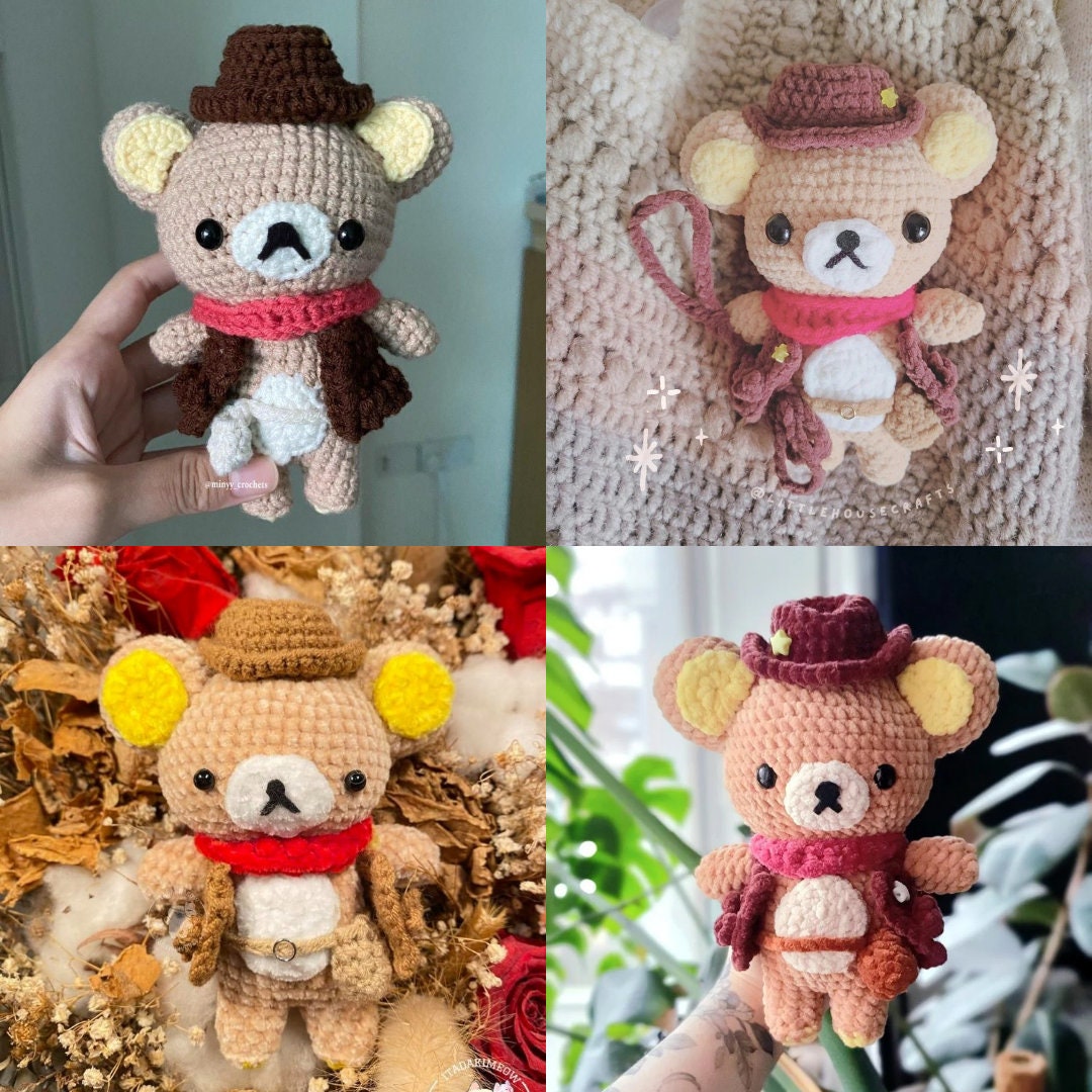 Rilakkuma Cowbear PDF Crochet Amigurumi Pattern - Etsy