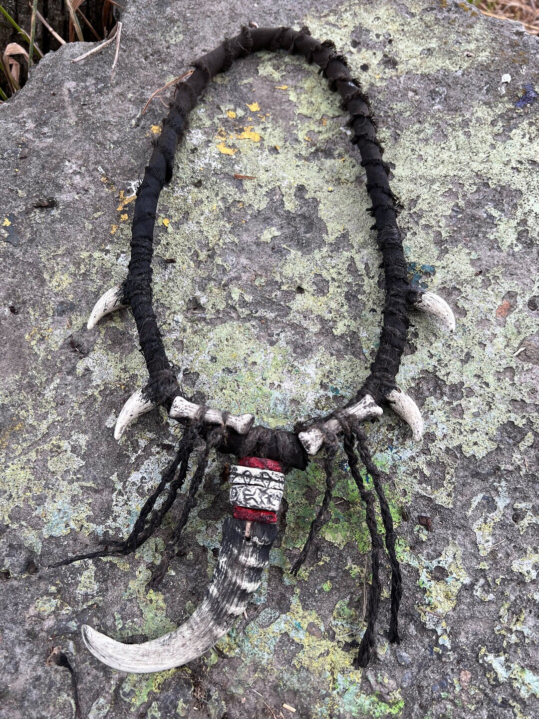 Shaman Necklace for Costume | Fantasy LARP | Horror Lover Gift | Tribal ...