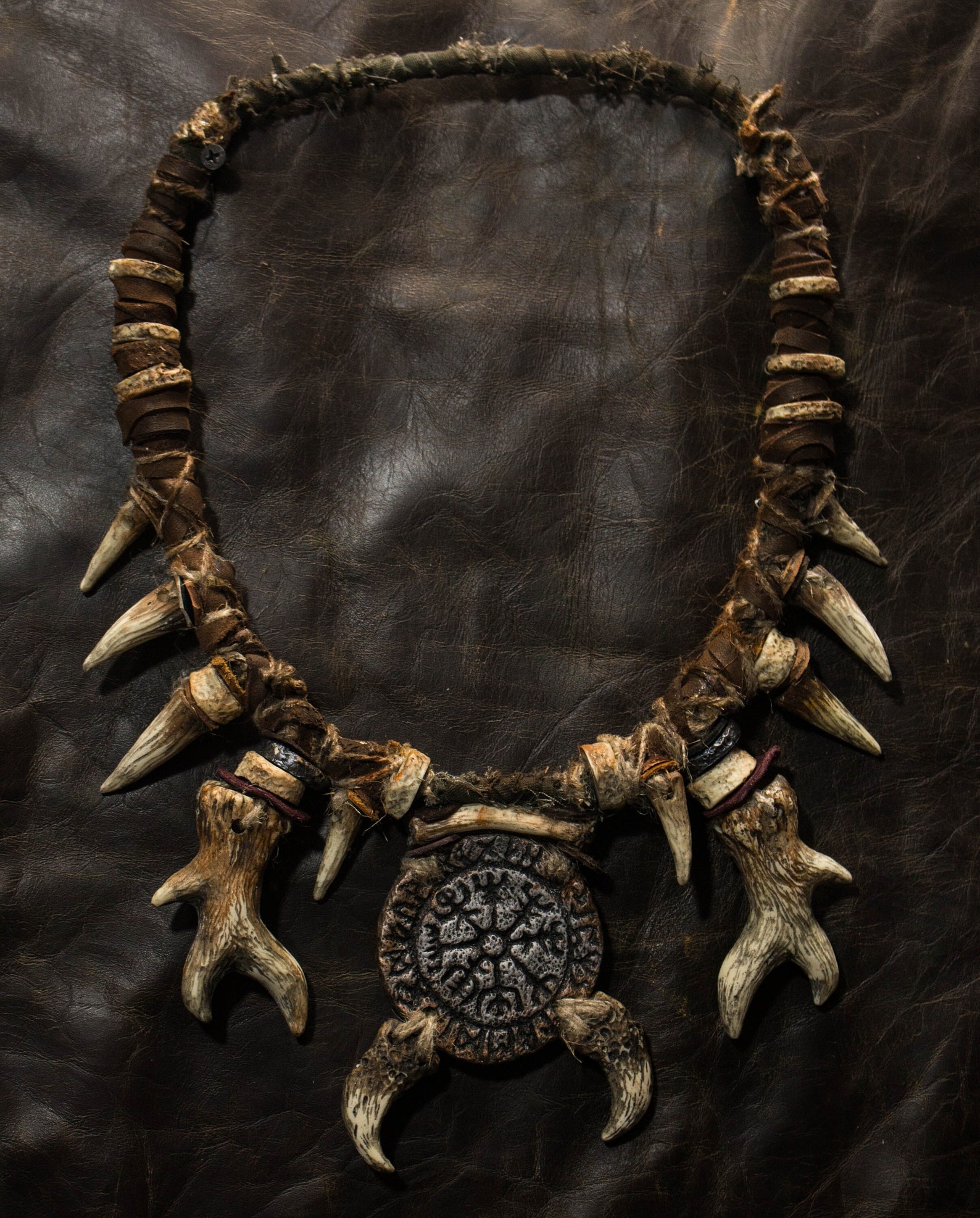 Neck Ornament With Fangs. - Etsy