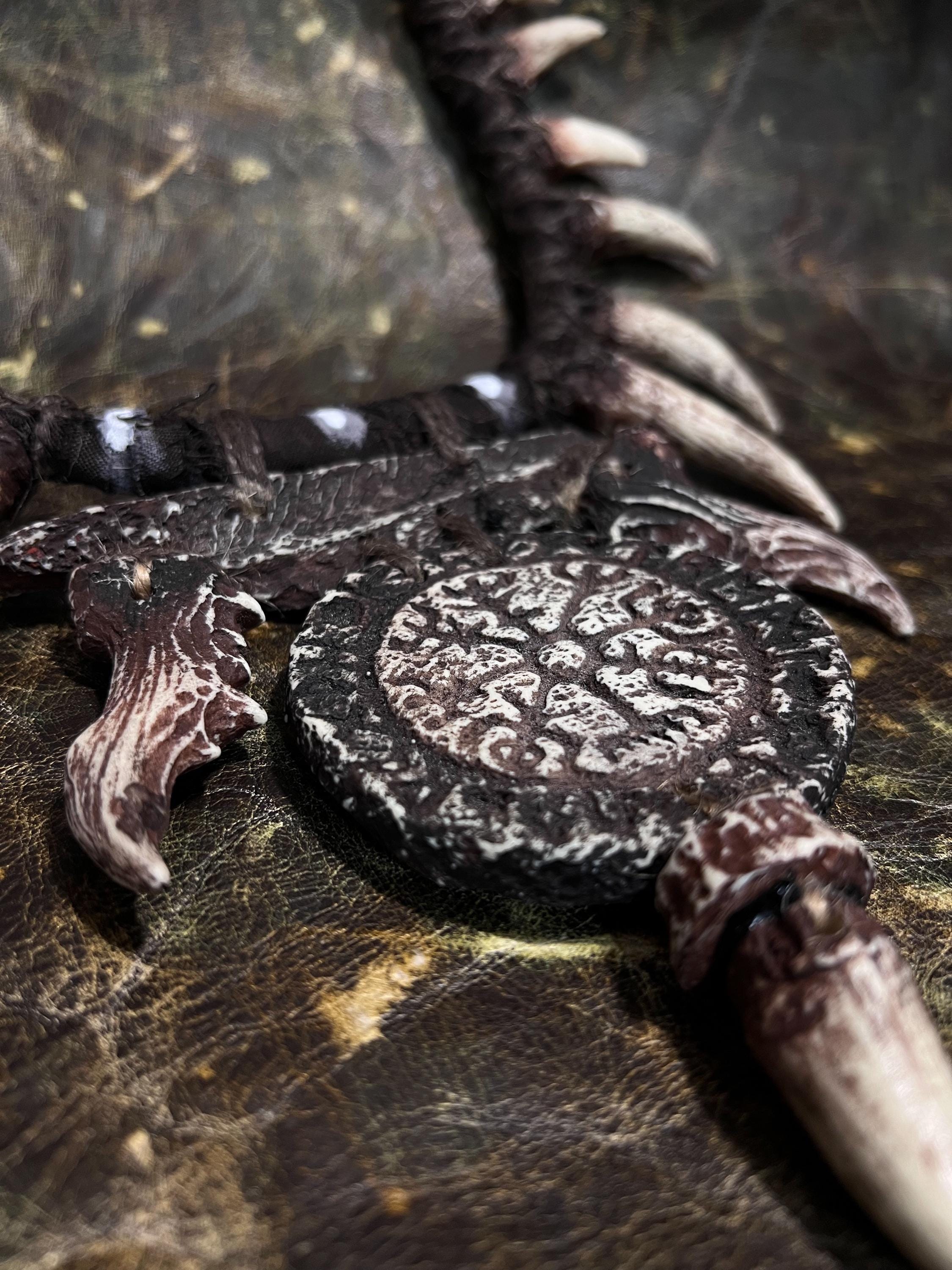 Fang Bone Necklace | Post-apocalypse Jewelry | Fantasy LARP Accessory ...