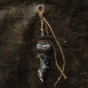 LARP Tribal Accessories Set | Amulets Fangs Claws | Bohemian Style Gift ...