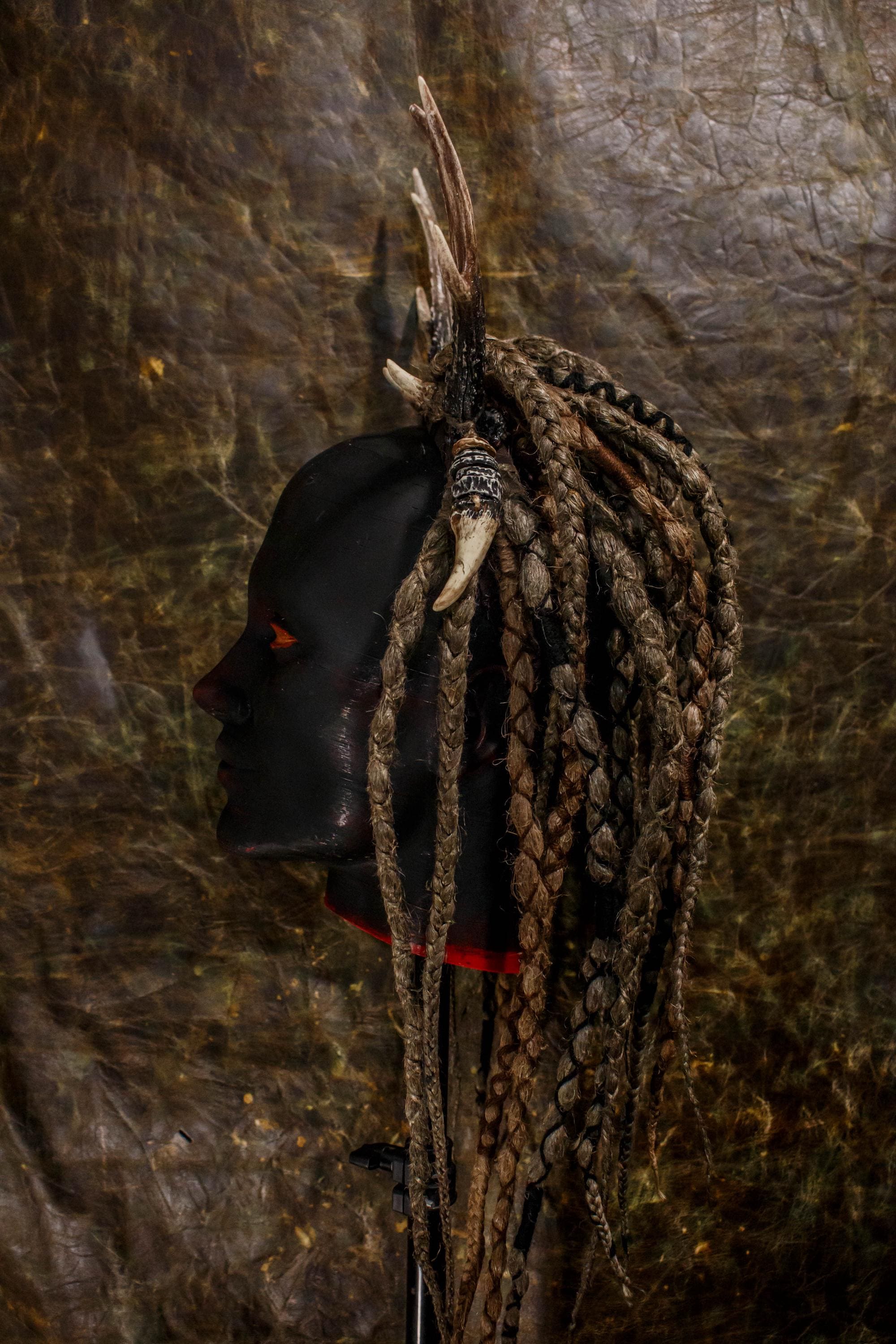 Pagan Headdress With Horns | Handmade Tribal Jewelry | Ethnic Head ...