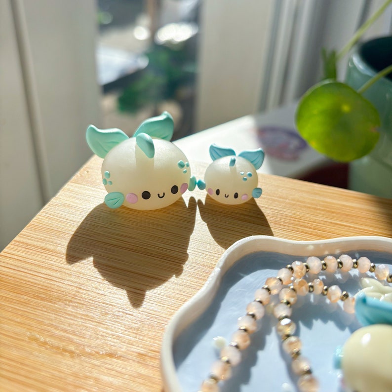 Small Fish Figurine in Polymer Clay - Quartz Effect Fimo, Collectible ...
