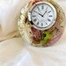 THE BOUQUET CLOCK - Small Art Clock- Preserved Flower Desk Clock ...