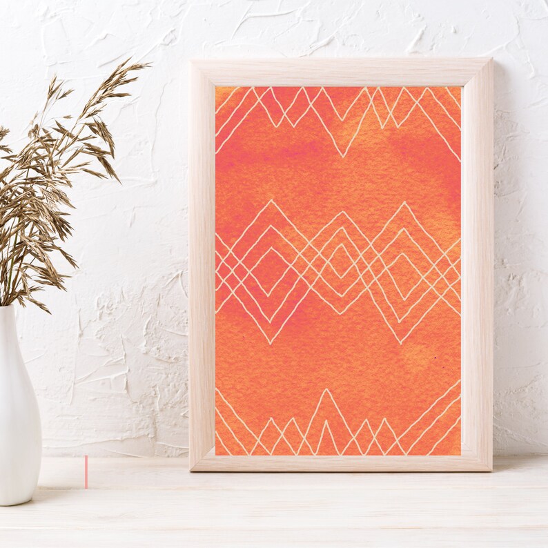 Bohoprints, Set of Boho Printable Wall Art, Maximalist Gallery Art Set, Abstract-boho-arts, High ...