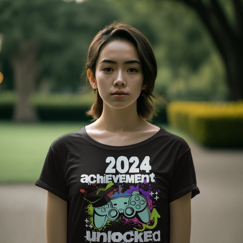 2024 Achievement Unlocked Graduate, Class of '24 Tshirt, Graduation ...