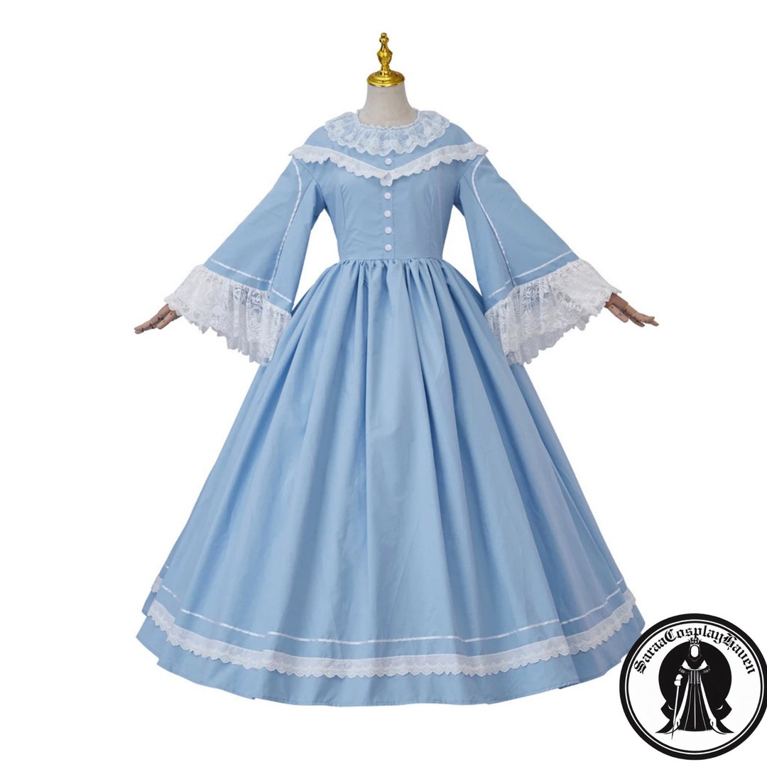 Victorian Southern Belle Costume 1860s Civil War Era Dress - Etsy