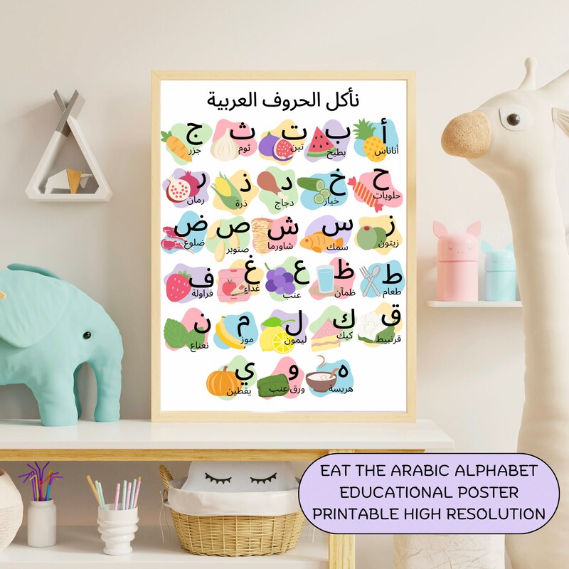 Arabic Language Poster - Etsy