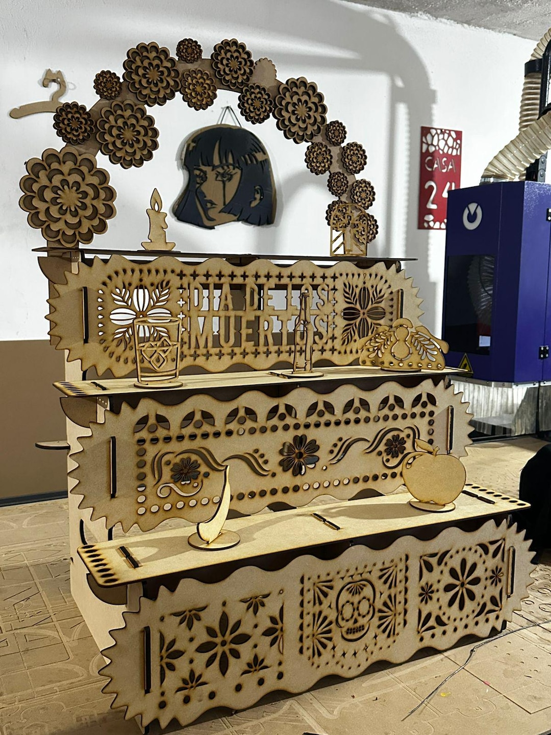 Day of the Dead Altars, Laser Cut File, 2 Altars, 2 Sizes - Etsy