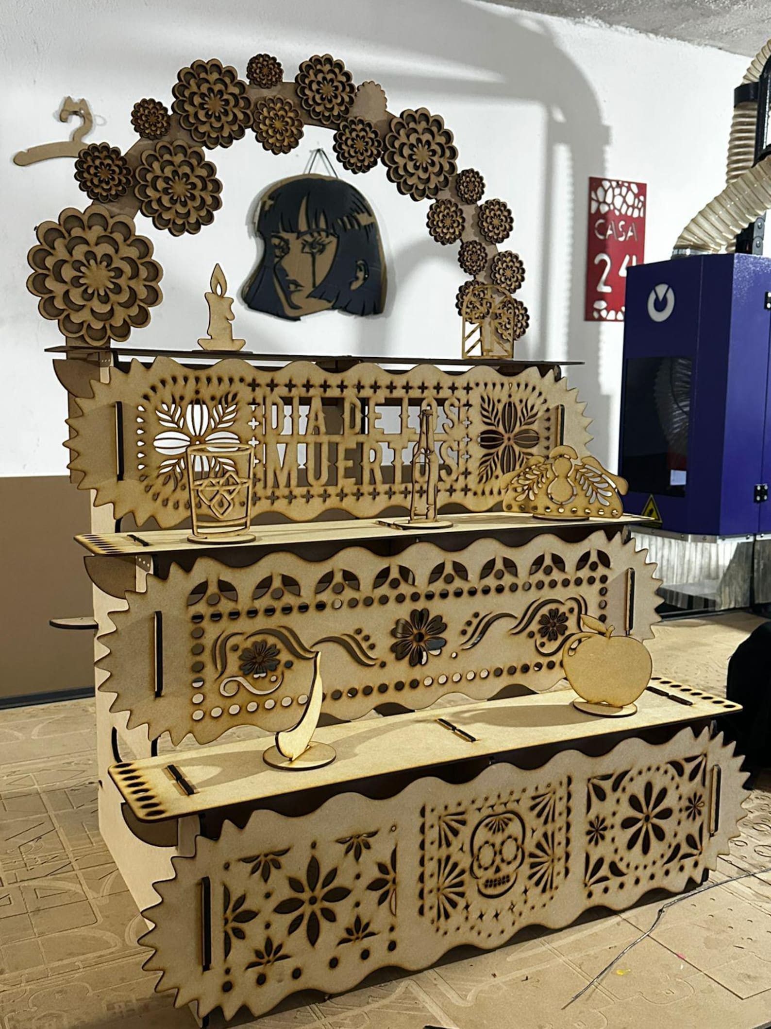 Day of the Dead Altars, Laser Cut File, 2 Altars, 2 Sizes - Etsy