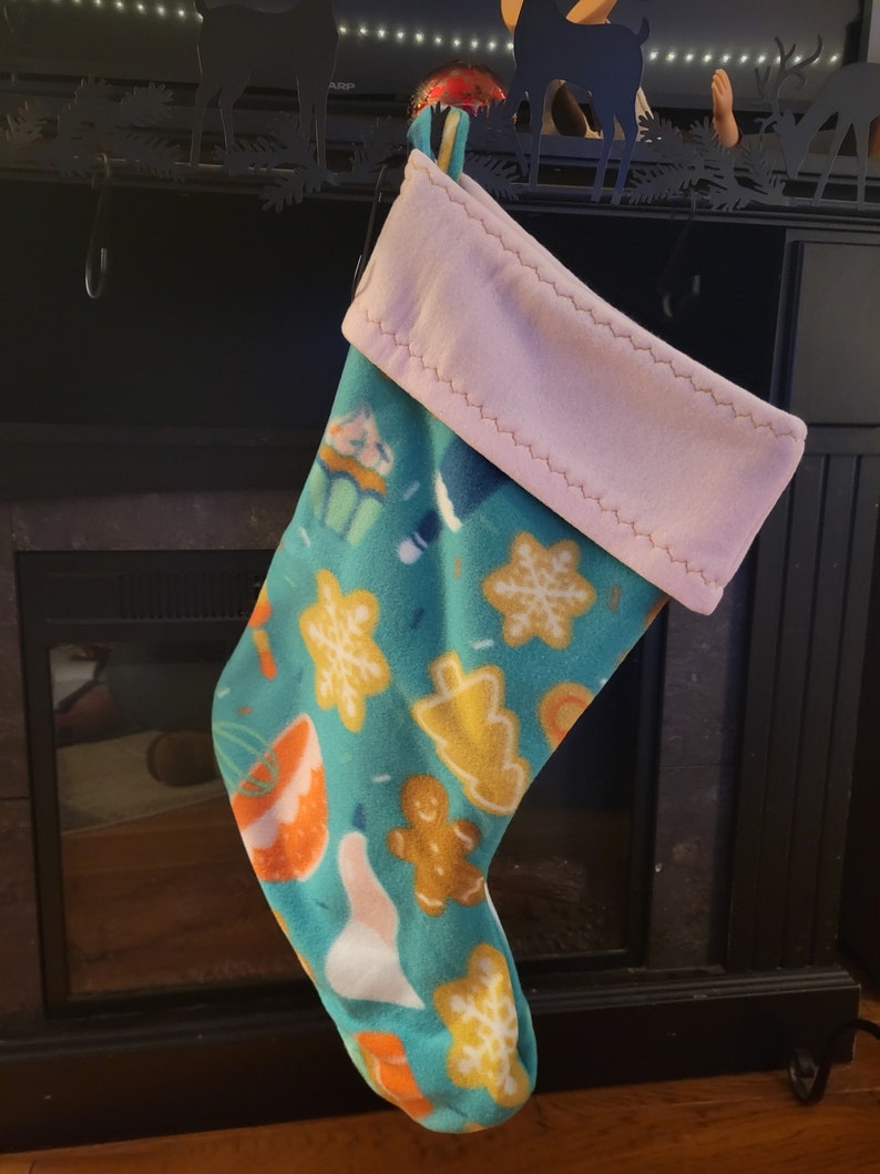 Jumbo Double Fleece Christmas Stocking - Etsy