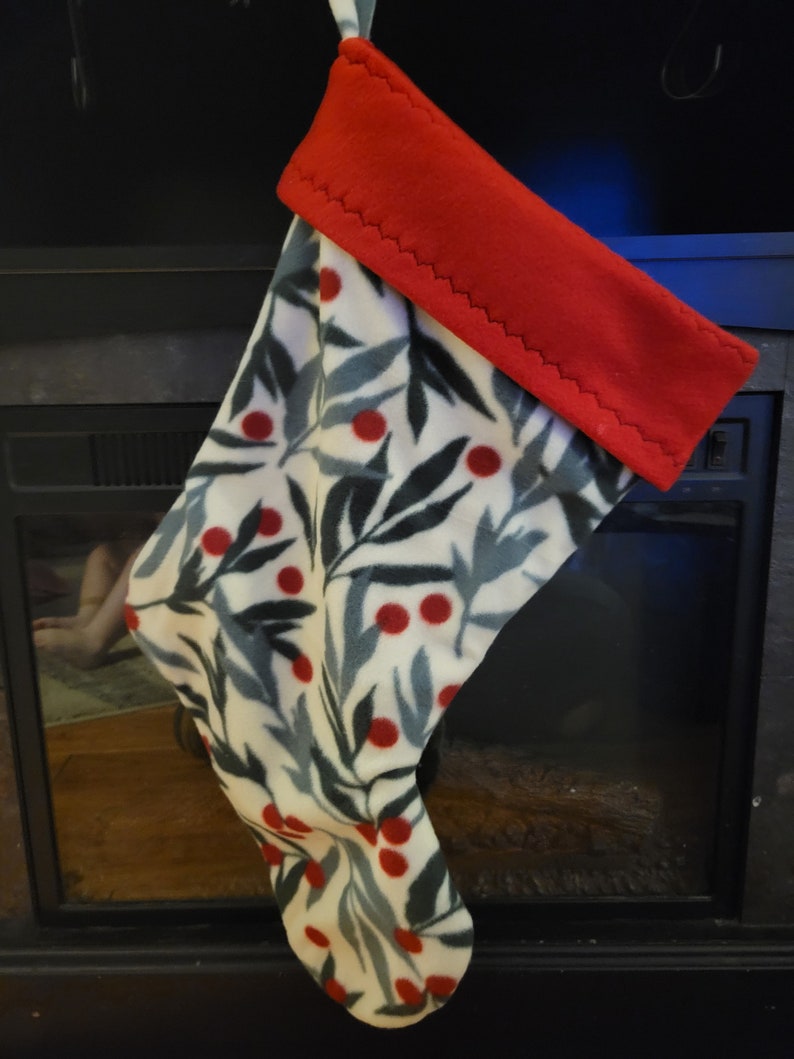 Jumbo Double Fleece Christmas Stocking - Etsy
