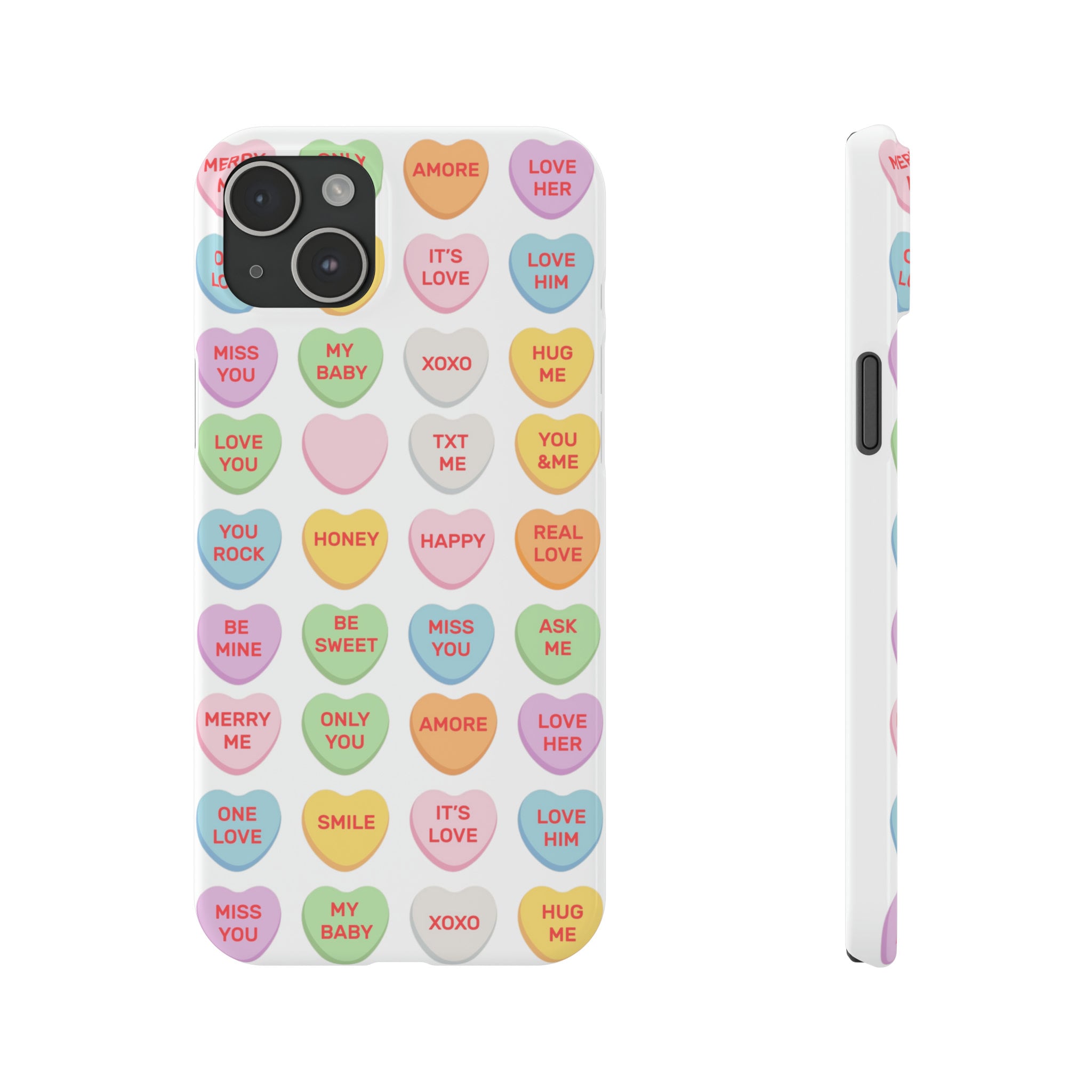 IPhone Candy Heart Case, Slim - Etsy