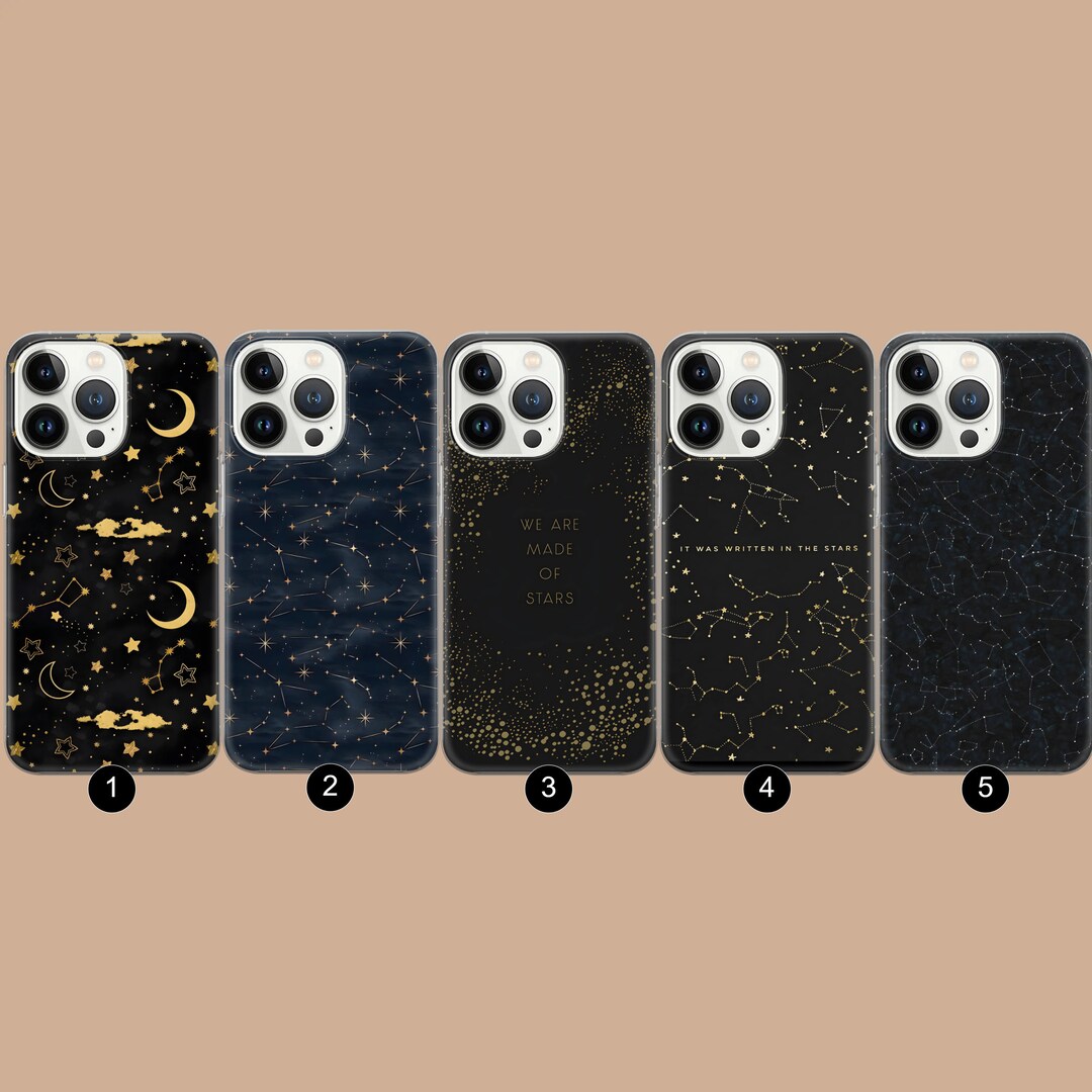 Stars Cosmic Phone Case Stars Aesthetic Cover Cute Astrology iPhone 16 ...