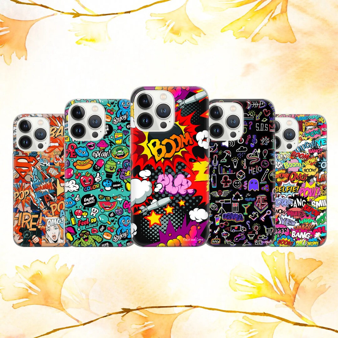 Urban Street Art Graffiti Comic iPhone Case Vibrant and Edgy Smartphone ...