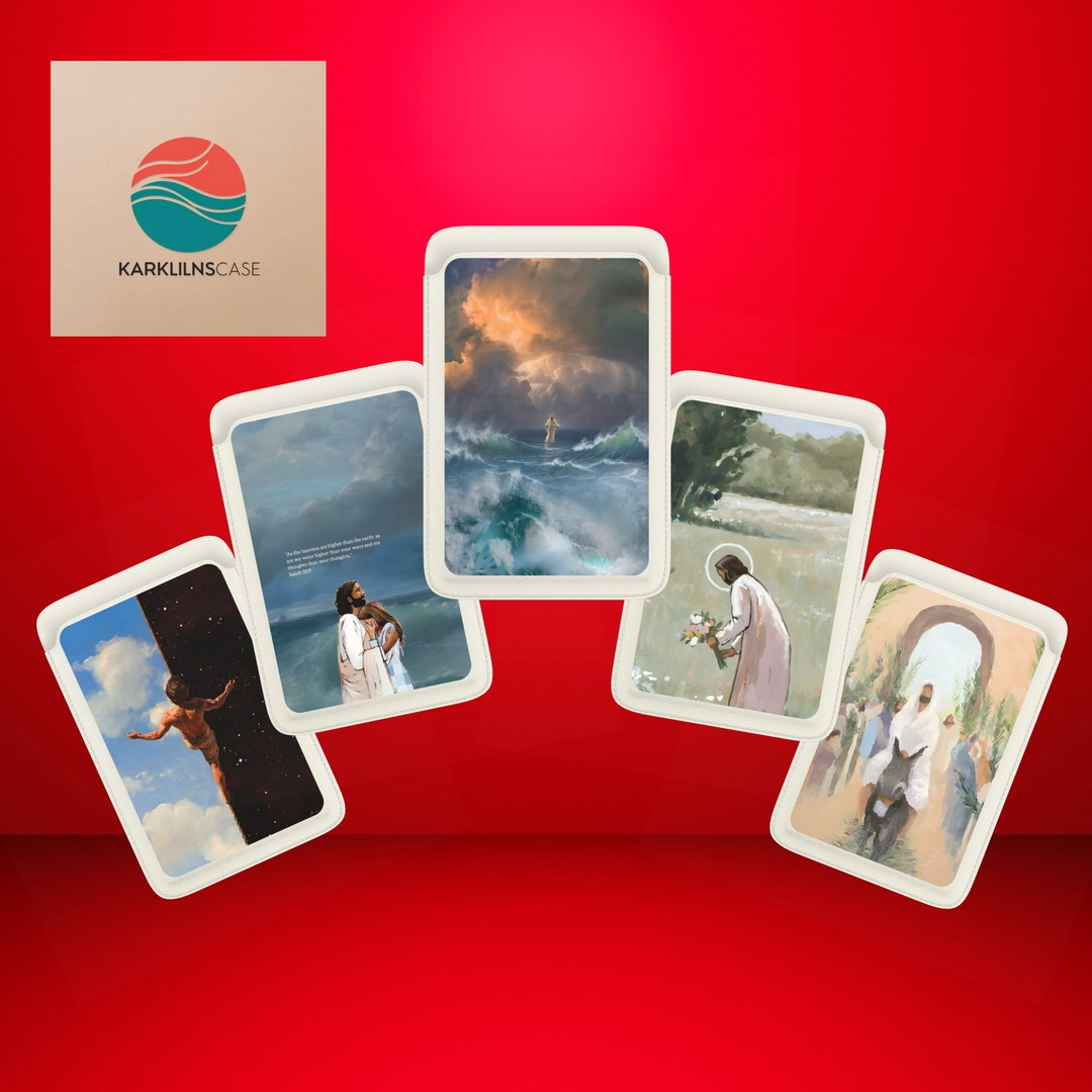 Christian Magsafe Wallet Jesus Art Card Holder for iPhone 14, iPhone 13 ...