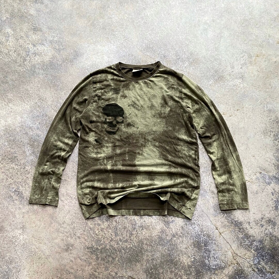 Vintage Skull Long Sleeve Tee T Shirt Like Mastermind LGB If Six Was ...
