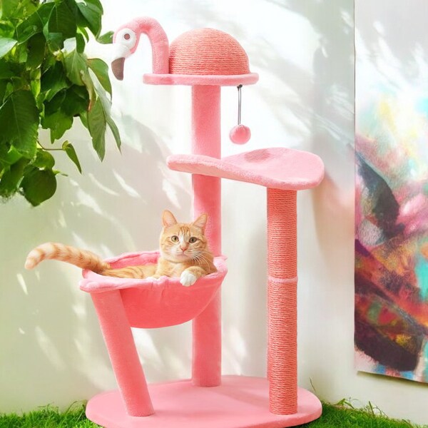 Flamingo Cat Toy - Etsy