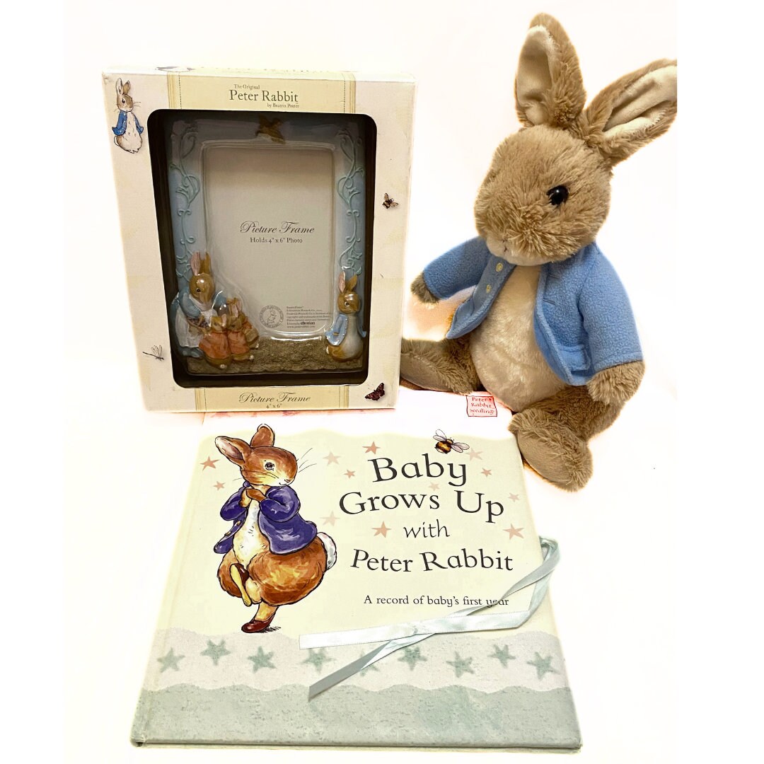 PETER RABBIT Room Decor Collectibles Plush / Picture Frame / Memory ...