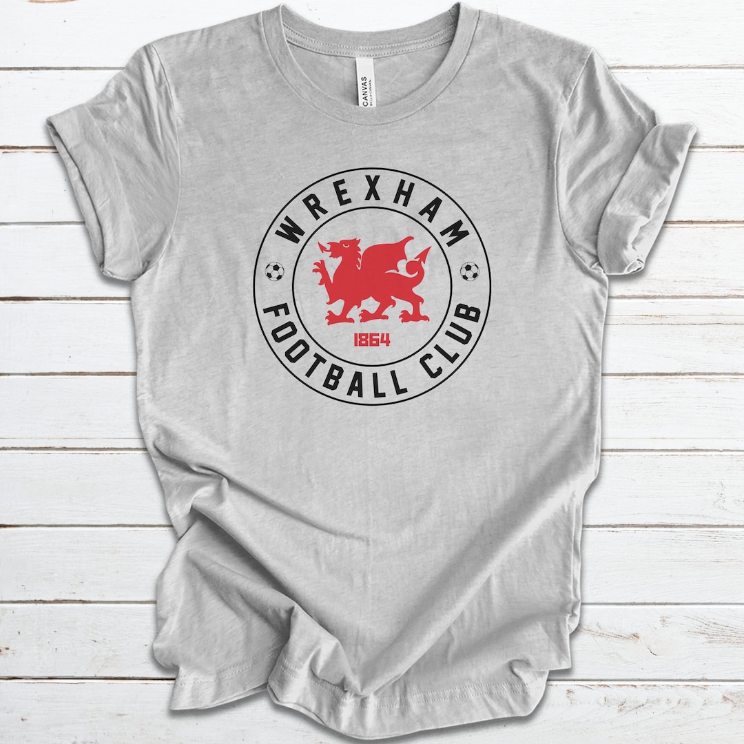 Wrexham Football Club T-shirt | Fan of Wrexham AFC Tee | Wrexham Logo T-shirt | Wrexham Wales ...