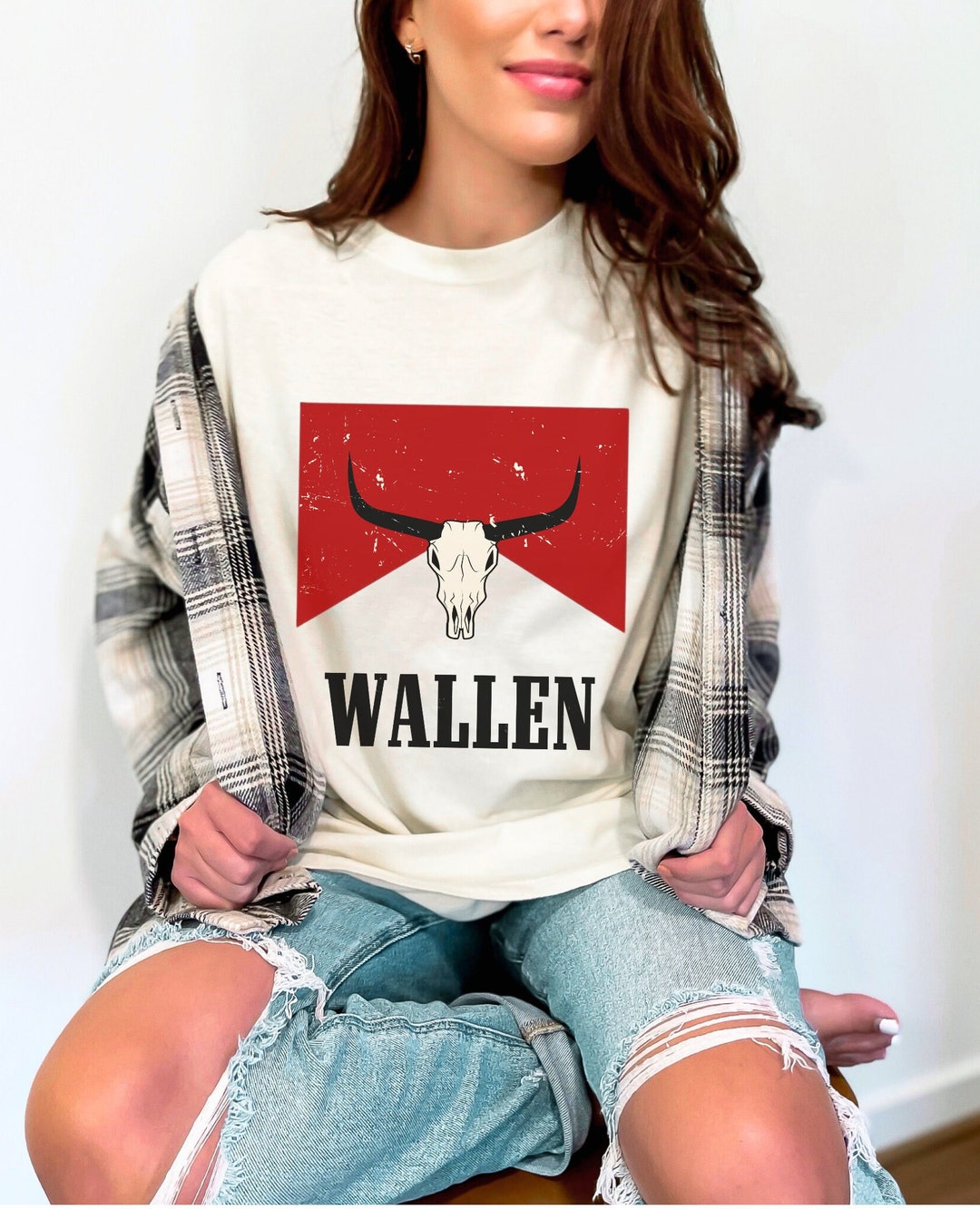 Comfort Colors Wallen Concert T Shirt, Women's Western Rodeo Style ...
