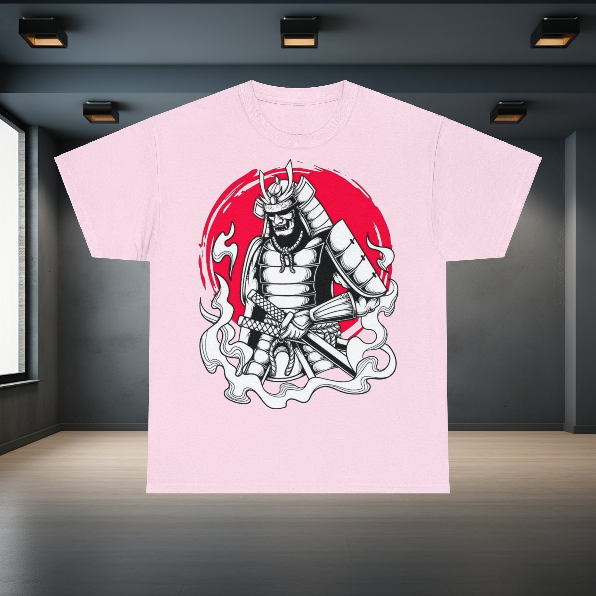 Japanese Samurai Tshirt Design Warrior Shirt Print Motivational Tee ...