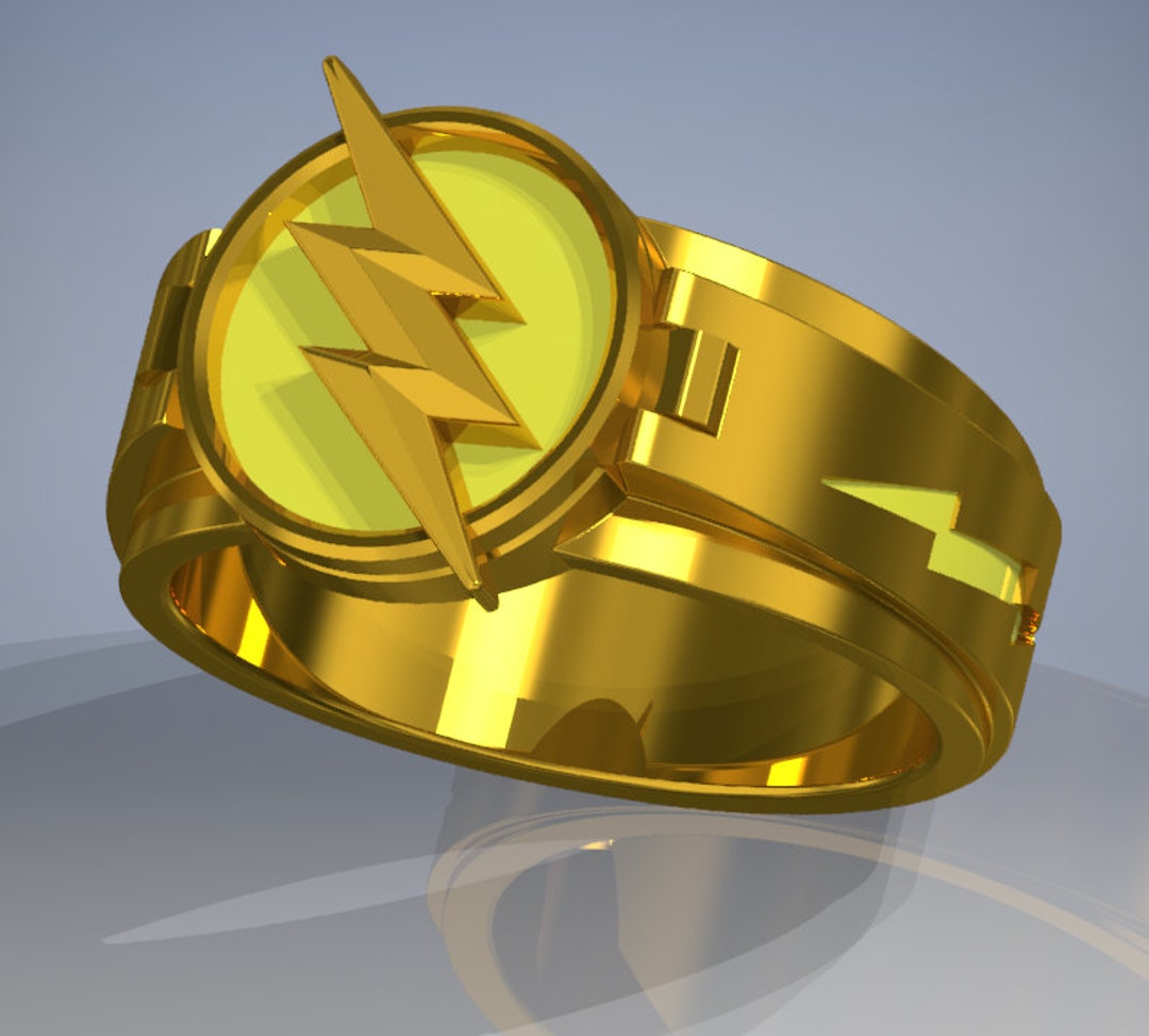 The Reverse Flash Ring (3D Printing DIGITAL FILE! Instant Download) Stl ...