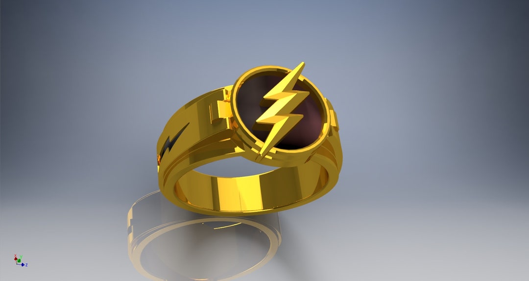 The Flash Ring (3D Printing DIGITAL FILE! Instant Download) Stl - Etsy