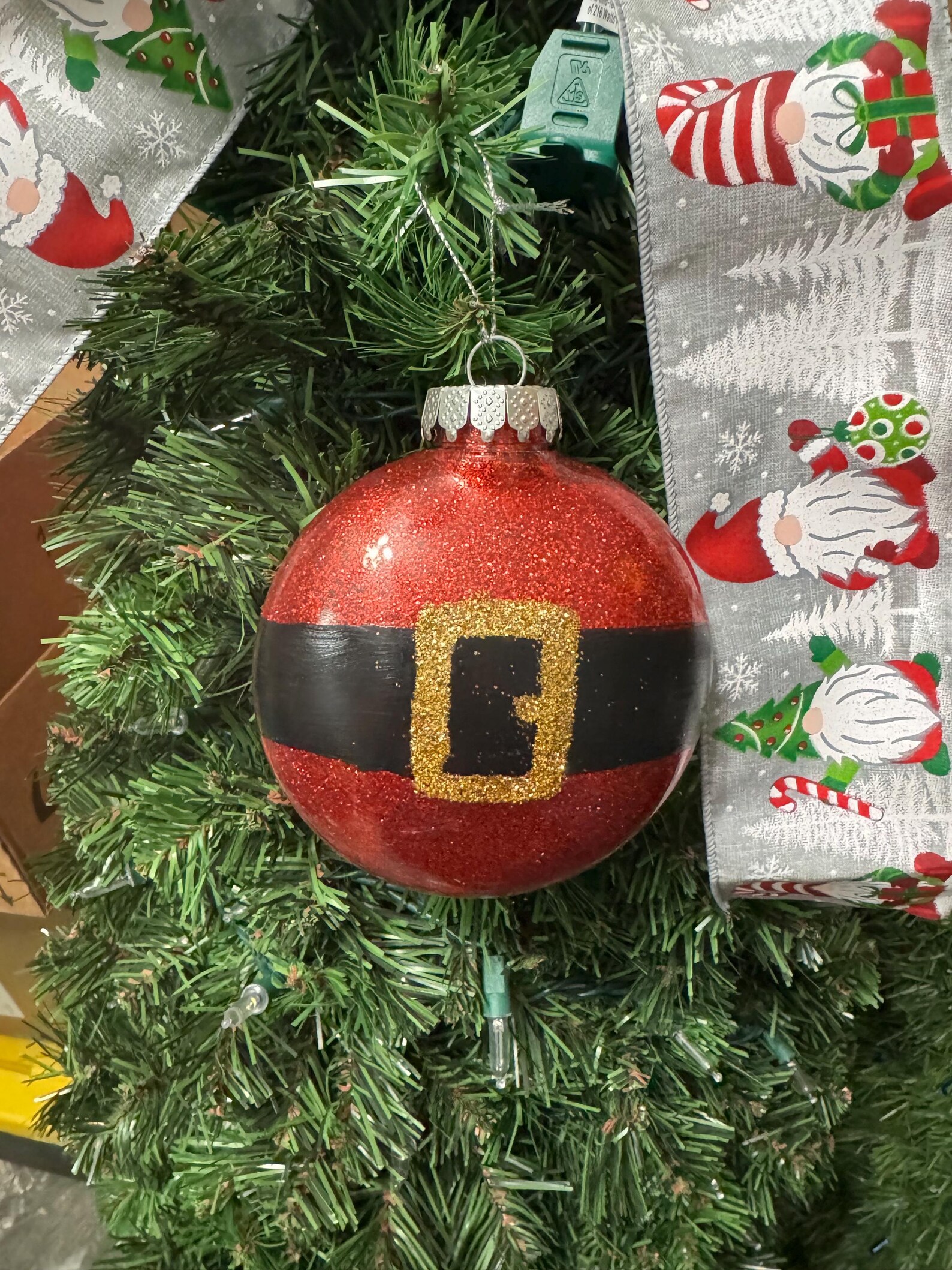 Santa Belt Christmas Ornaments Shatterproof - Etsy