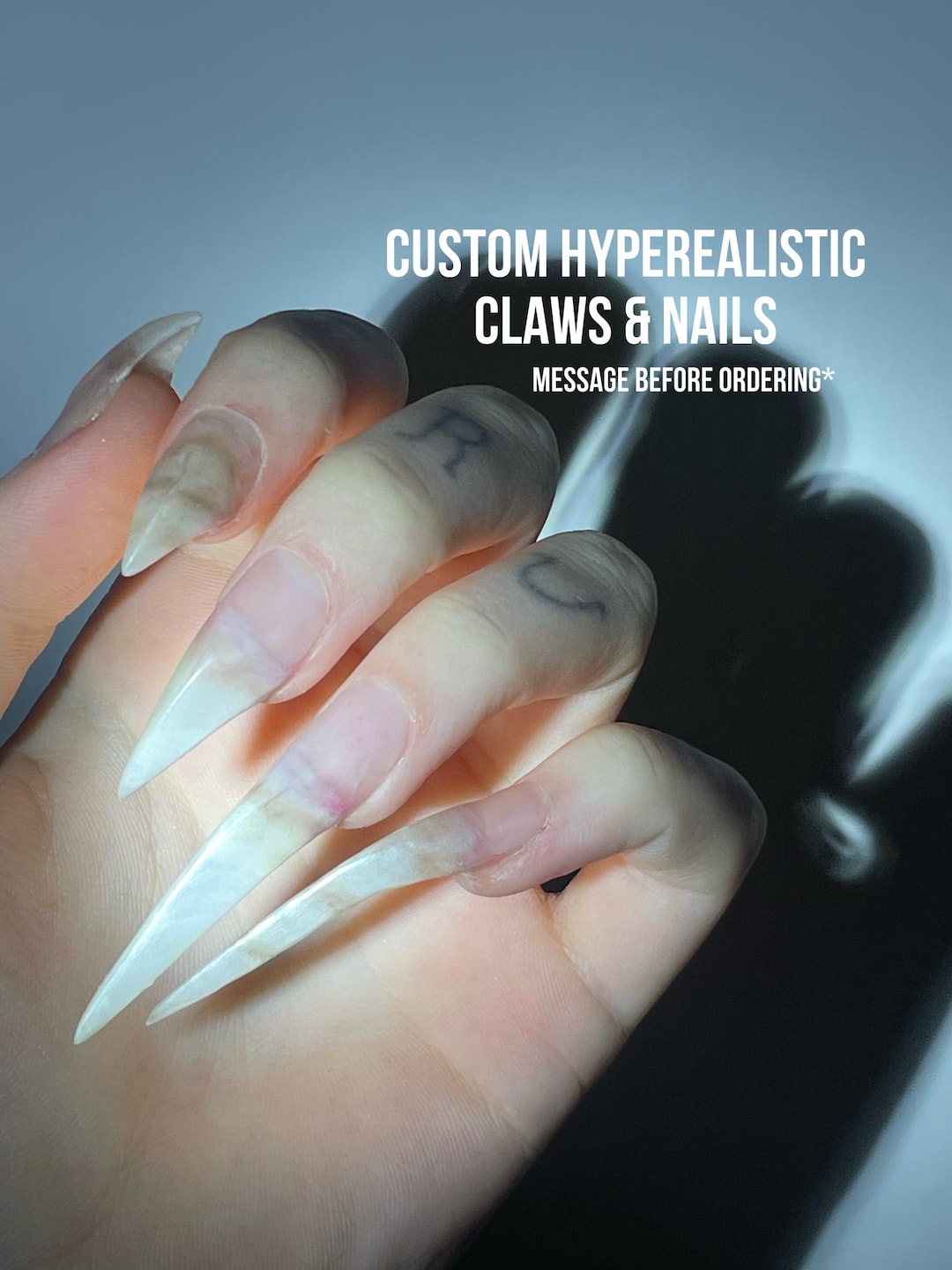 Hyper Realistic Natural Press on Nails Cosplay Nails - Etsy