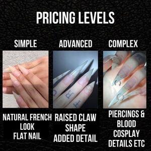 Hyper Realistic Natural Press on Nails Cosplay Nails - Etsy