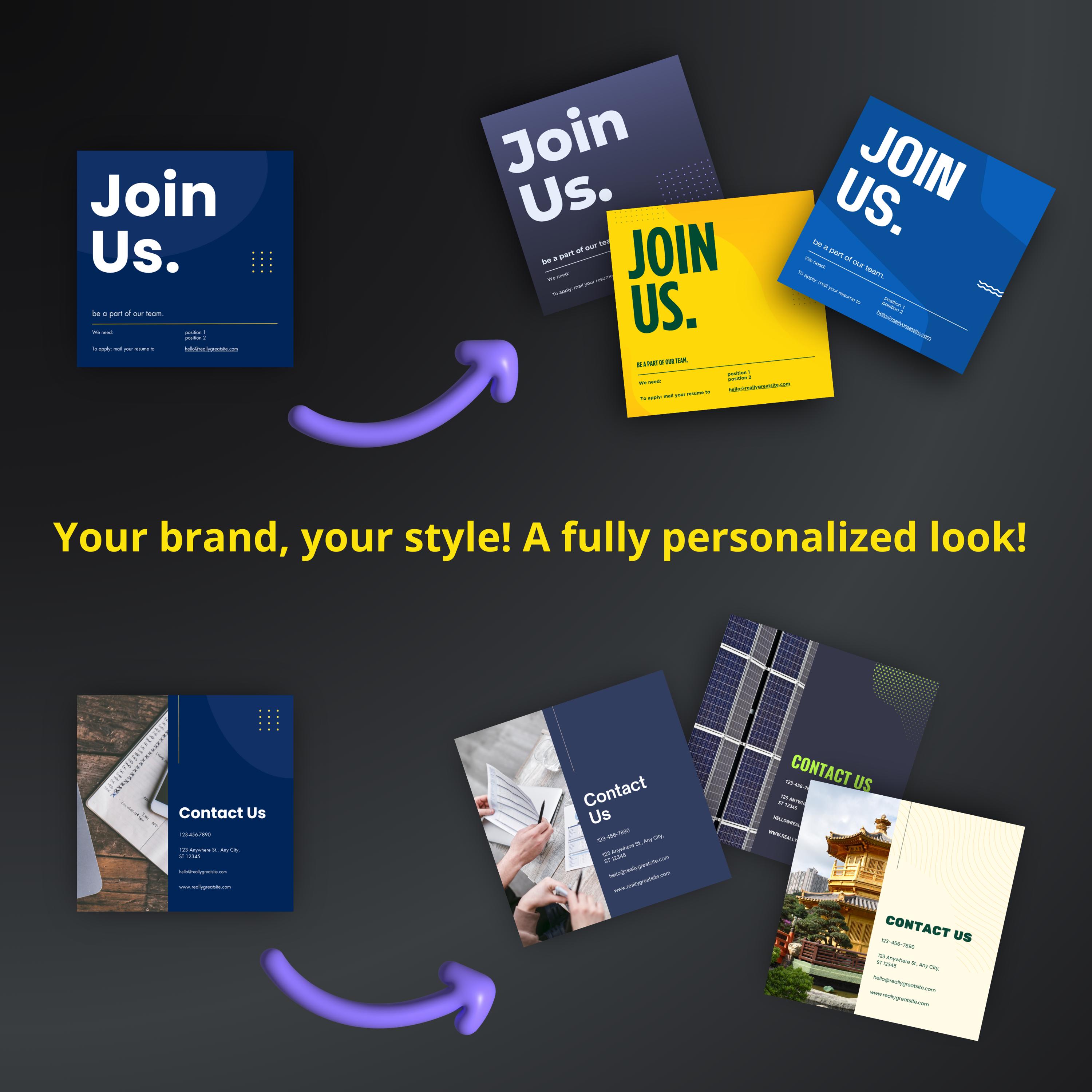 Custom Branding Service for Canva Templates, Canva Template ...
