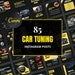 Car Tuning Service Canva Template, Car Tuning Instagram Posts, Canva ...