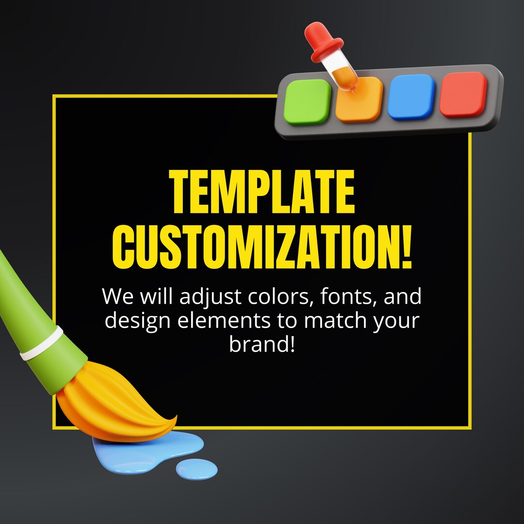 Custom Branding Service for Canva Templates, Canva Template ...