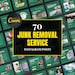 Junk Removal Service Canva Template, Junk Removal Instagram Post ...