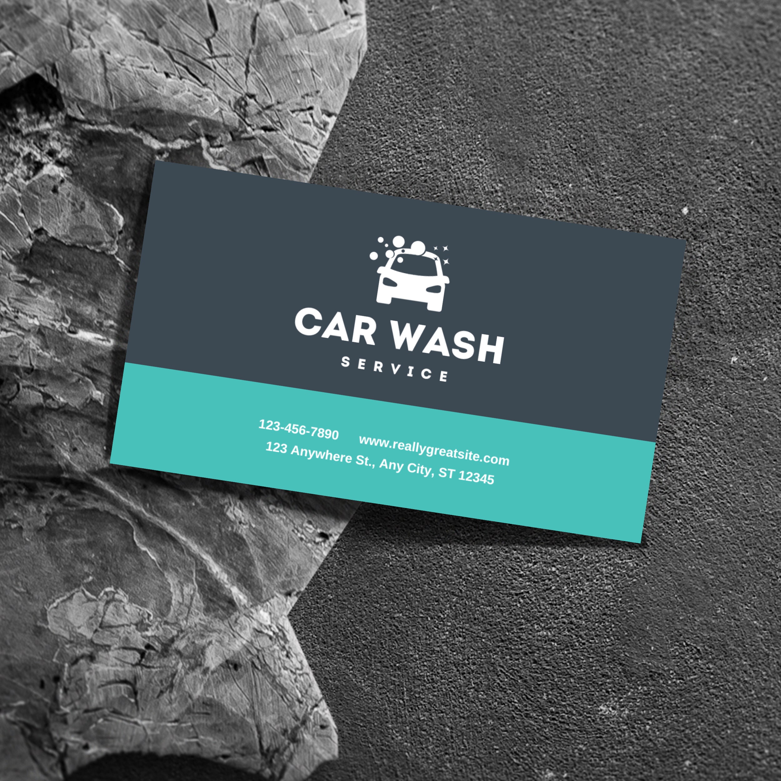 Car Wash Loyalty Card Canva Template, Client Royalty Card, Car Wash ...