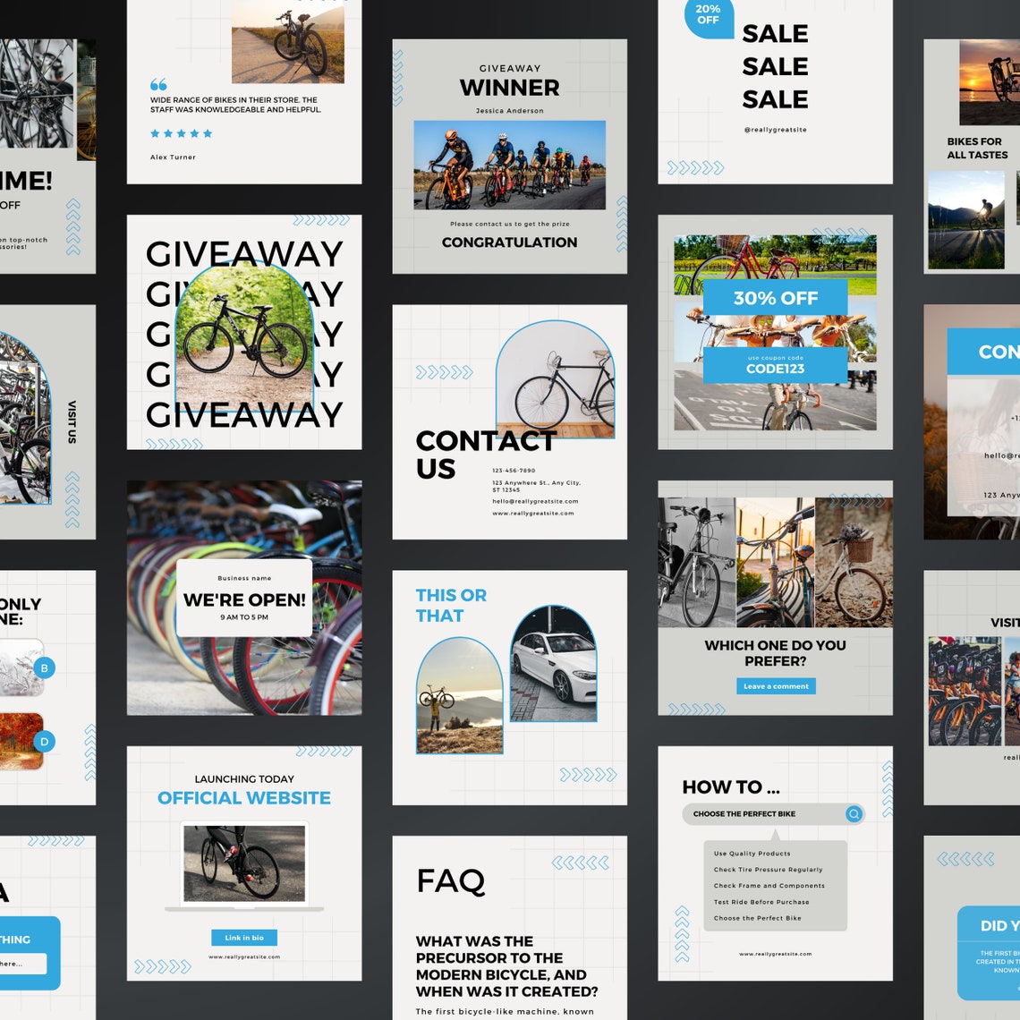 Bike Store Canva Template, Bicycle Shops, Bicycle Social, Bike Shop ...