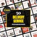Delivery Service Canva Template, Home Delivery Template, Delivery ...