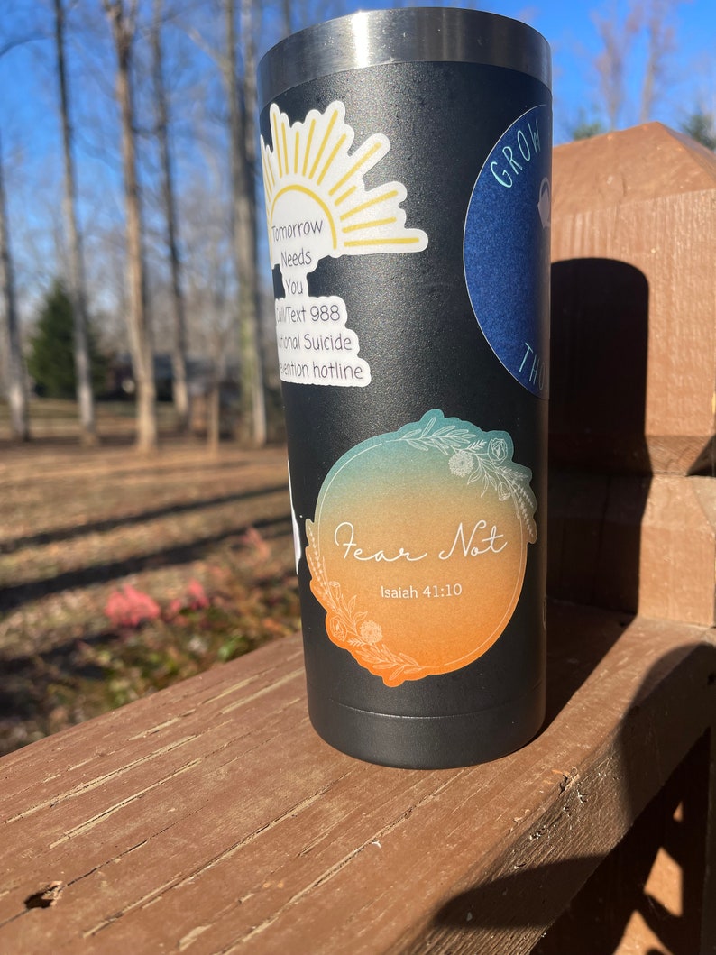 Fear Not, Stickers, Decals, Christian Apparel, Unique Gifts, Laptop ...