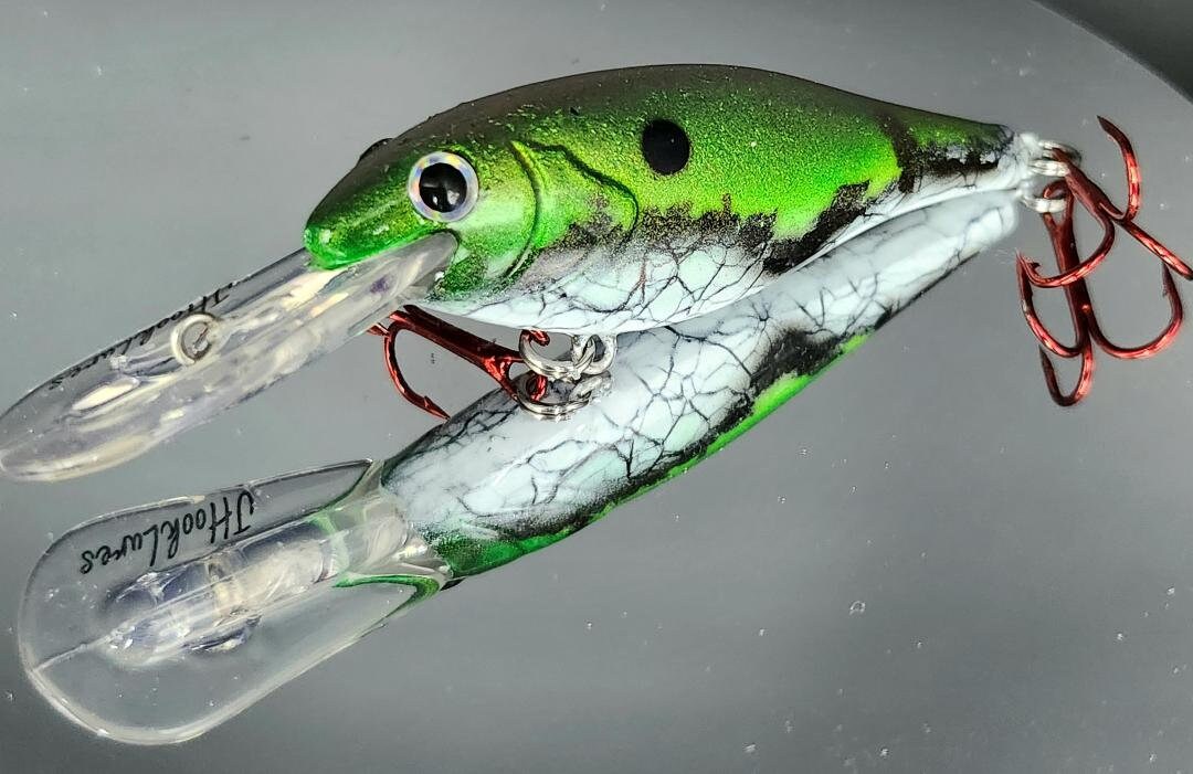 Crackle Belly Shad Fishing Lure, You Pick Body Style, Swim Depth and ...