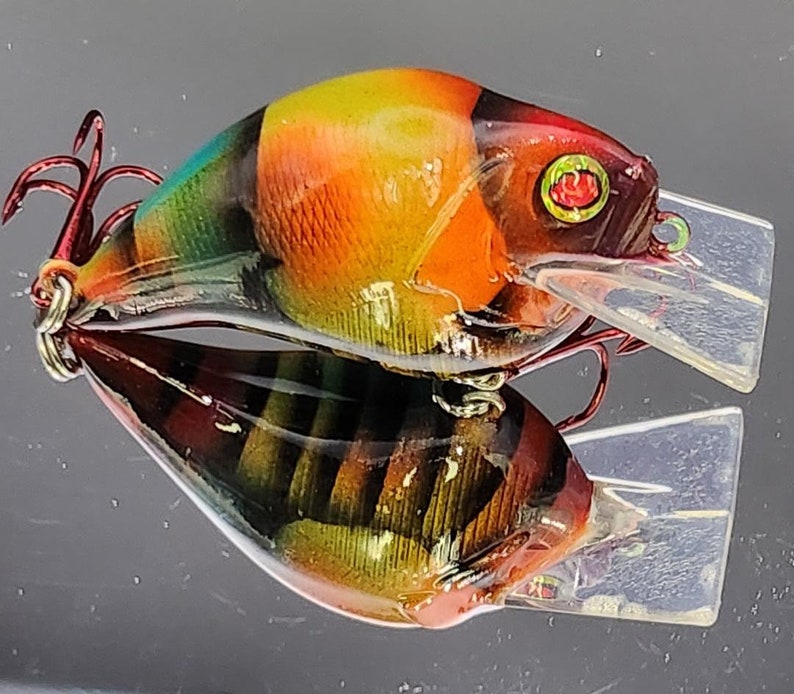 Autumn Crawl Fishing Lure, You Pick Body Style, Swim Depth and Paint ...