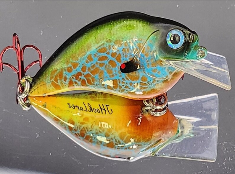 Blue Lightning Sunfish Fishing Lure, You Pick Body Style, Swim Depth ...