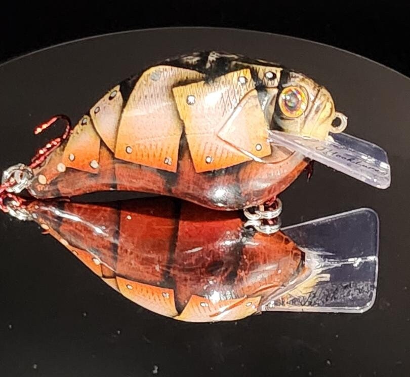 Copper Armored Crawl Fishing Lure, You Pick Body Style, Swim Depth and ...