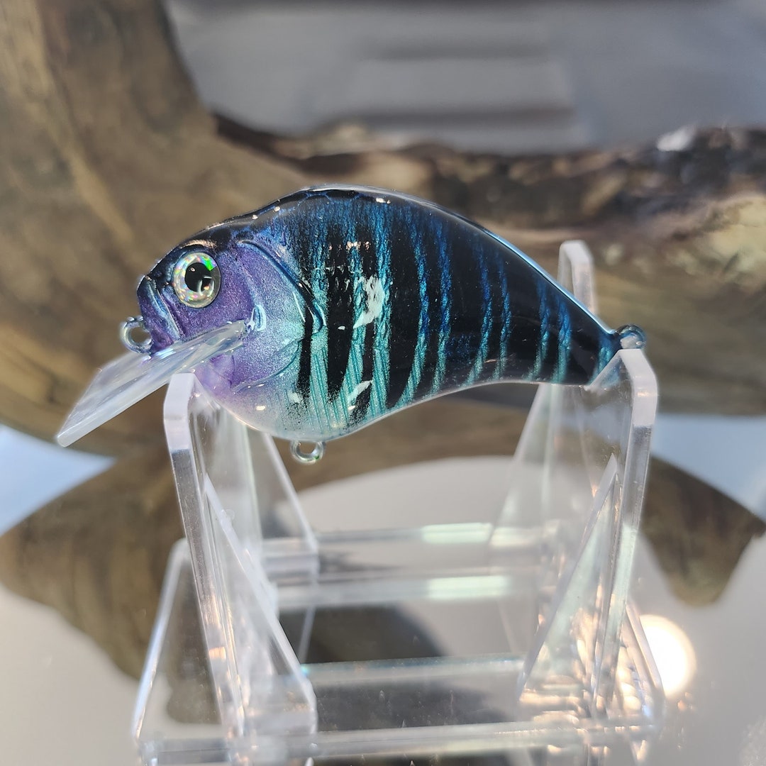 Blue Transparent Fishing Lure, You Pi.ck Body Style, Swim Depth and ...